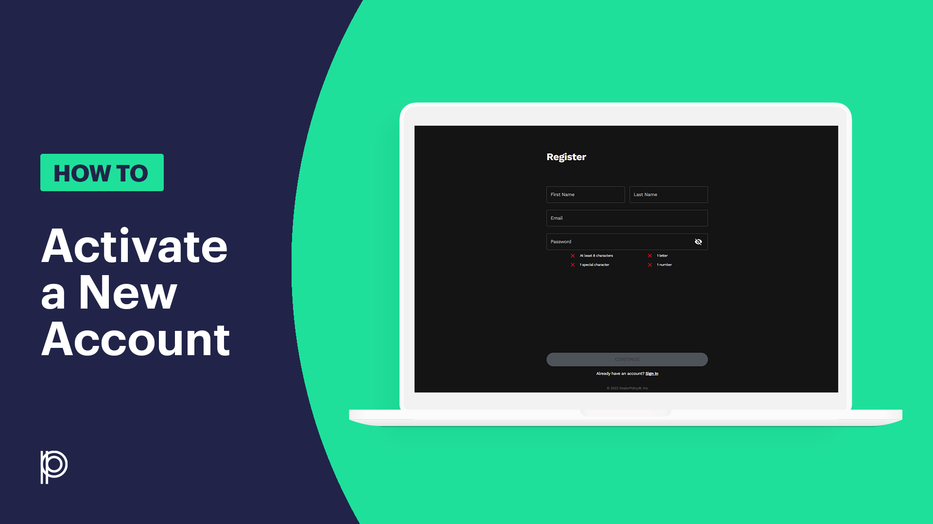 How to Active an Account